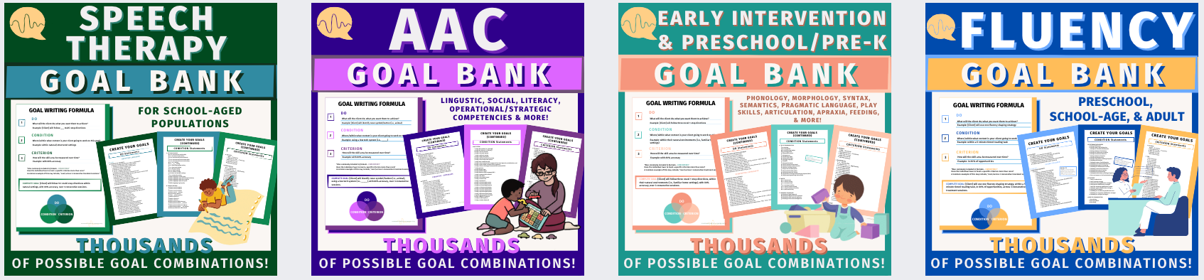 How To Write Fluency Goals with Goal Bank Ancient Ella