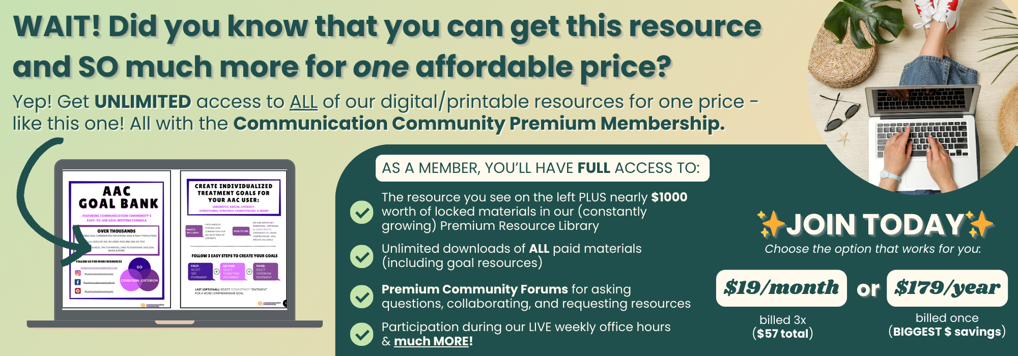 How to Write AAC Goals [with goal bank]