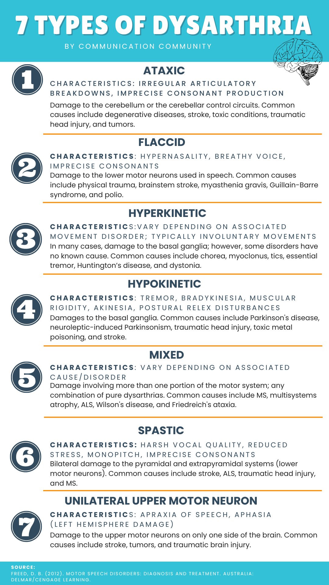 What is Dysarthria? The 7 Types and More Information