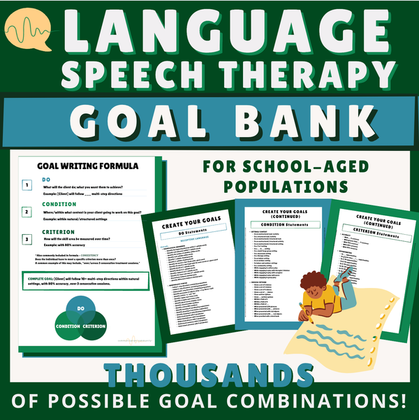 How to Write Phonological Awareness Goals [with goal bank]